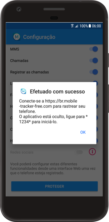 Guia de instalação | Mobile Tracker Free